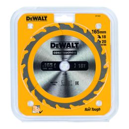 Dewalt Kreiss&auml;geblatt Handkreiss&auml;ge 165/20 mm 18WZ DT1933-QZ)