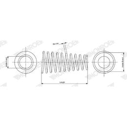 Monroe Fahrwerksfeder OESpectrum SPRINGS sp0457 f&uuml;r LEXUS TOYOTA