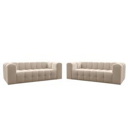 Fun M&ouml;bel SOFASET Solvie 4-4 In Tiffani