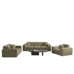Fun M&ouml;bel SOFASET Celes Premium 3-2-1 In Opera