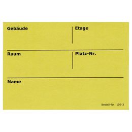 BB-Verpackungen | 50 x Umzugsetiketten (gelb)