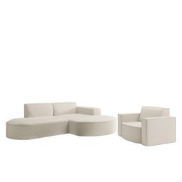 Fun M&ouml;bel SOFASET Palma Ecksofa Sessel Ascot