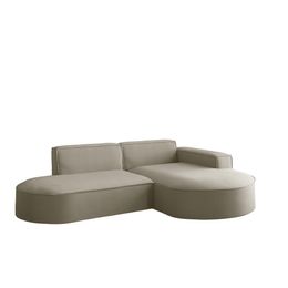 Fun M&ouml;bel ECKSOFA Palma Xs Ottomane Opera Velvet