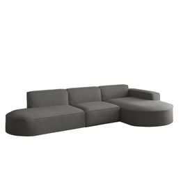 Fun M&ouml;bel ECKSOFA Ottomane Palma Opera Velvet