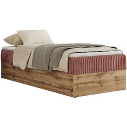 BOXBETT WOOD ZERO 90/200 - Rosa Cord - H4 - Topper T25