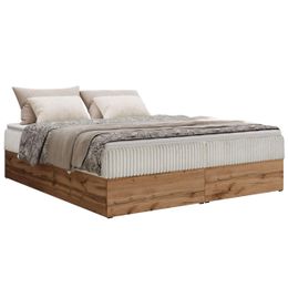 BOXBETT WOOD ZERO 140/200 - Beige Cord - H3 - Topper T25