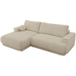 ECKSCHLAFSOFA RINA L Creme Strukture - links