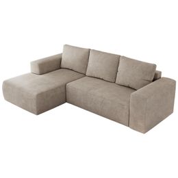 ECKSOFA TRENTINO L Beige Stukture - Links