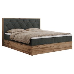 BOXBETT VENETO 200/200 Dunkelgrau Struktur - H3