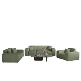 Fun M&ouml;bel SOFASET Celes Premium 3-2-1 Stoff Scala