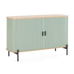 SIDEBOARD M&oacute;naco 2 t&uuml;ren blaue Farbe