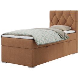 BOXBETT ALDA 90/200 Orange Struktur - H3 - Rechts Seite