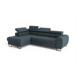 Fun M&ouml;bel ECKSOFA Bastien Mit Schlaffunktion
