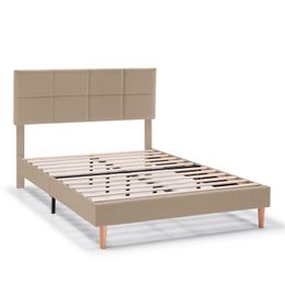 POLSTERBETT 90x190 cm Silvi, Beige