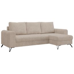 ECKSOFA Hugo Cord Beige