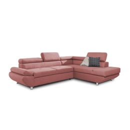 Fun M&ouml;bel ECKSOFA Schlafsofa Panos In Esito