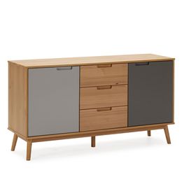SIDEBOARD Bruce 3 Schubladen 2 T&uuml;ren