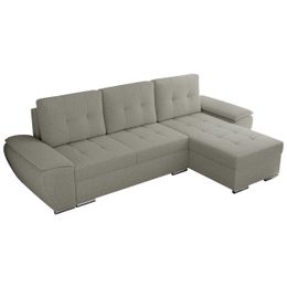 ECKSOFA UMBRIA L Hellgrau Boucle