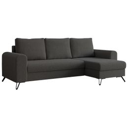 ECKSOFA Hugo Boucle Dunkelgrau