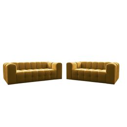 Fun M&ouml;bel SOFASET Solvie 3-4 In Tiffani