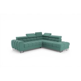 Fun M&ouml;bel ECKSOFA Bastien Max Mit Schlaffunktion