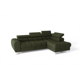 Fun M&ouml;bel ECKSOFA Bastien Mit Schlaffunktion