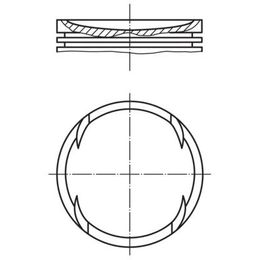 Mahle Kolben 0308902