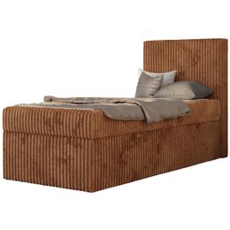 JUGENDBETT TILIO 90/200 - Orange - H4 - Rechts Seite