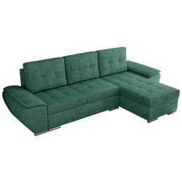 ECKSOFA UMBRIA L Gr&uuml;n Stukture