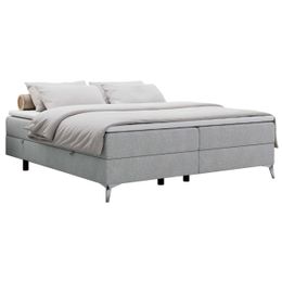 BOXBETT LESS 120/200 Hellgrau Struktur - H4