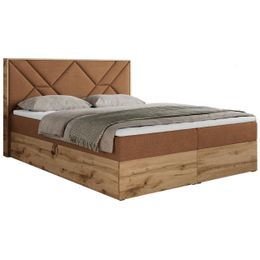 BOXBETT GUNAR - 120/200 Orange Struktur - H4