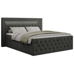 BOXBETT GOLD-9 LED 120/200 Dunkelgrau Struktur - H3