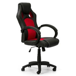 DREHSTUHL Hamilton Schwarz/Rot
