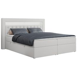 BOXBETT GOLD-6 LED 200/200 Wei&szlig; Kunstleder - H4