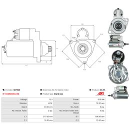 AS-PL Starter s0729s f&uuml;r VW