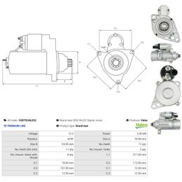 AS-PL Starter s3075valeo f&uuml;r VW