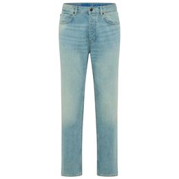 Regular-fit-Jeans Hugo "Jonah", Herren, Gr. 36, L&auml;nge 34, turquoise, aqua440, Denim/Jeans, Obermaterial: 100% Baumwolle, unifarben, regular fit lang, Jeans, regular fit