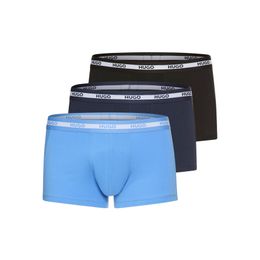Trunk HUGO UNDERWEAR "TRIPLET", Herren, Gr. L, 3 Stk., bunt (open miscellaneous 972), Jersey, Obermaterial: 95% Baumwolle, 5% Elasthan, eng, Unterhosen, mit Logoschriftzug