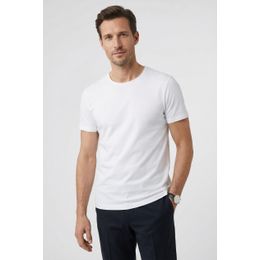 T-Shirt OLYMP "Casual", Herren, Gr. XXL, wei&szlig;, Jersey, Obermaterial: 95% Baumwolle, 5% Elasthan, Basic, Rundhals, Shirts T-Shirt