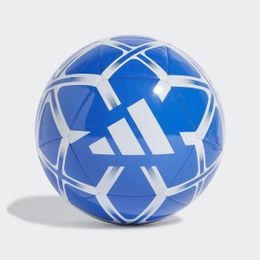 Fu&szlig;ball adidas Performance "STARLANCER CLB" Gr. 5, blau (blau, wei&szlig;), B&auml;lle, 5, 0,4 g, Thermoplastisches Polyurethan (TPU), B:22,3cm H:17,3cm T:22cm