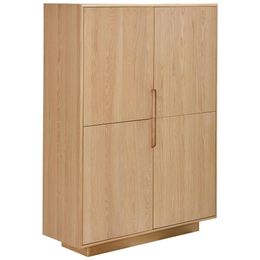 Livetastic Highboard Lofty Lou, Eiche, Holz, Holzwerkstoff, Eiche, furniert, teilmassiv, 6 F&auml;cher, 110x150x40 cm, Holzm&ouml;bel, Kleinm&ouml;bel Holz, Holzkommoden, Highboards Holz