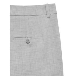 V&eacute;ro Moda Anzughose VERO MODA "VMCASSIDY MW WIDE PANT NOOS", Damen, Gr. 38, L&auml;nge 32, vapor blau detail:melange, Web, Obermaterial: 95% Polyester, 5% Elasthan, meliert, lang, Hosen Anzughose, Materialmix