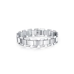 Gliederarmband Firetti "Schmuck Geschenk Classic Steel, maskulin", silber (edelstahlfarben), Armb&auml;nder, Herren, 21cm, Edelstahl, Gliederarmband