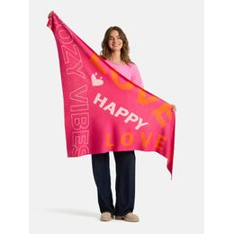 LIEBLINGSST&Uuml;CK Modetuch LIEBLINGSST&Uuml;CK "Damen-Dreiecksschal", Damen, Gr. onesize, 830, lovely pink, Baumwollmischung, Modet&uuml;cher, mit Baumwoll-Anteil
