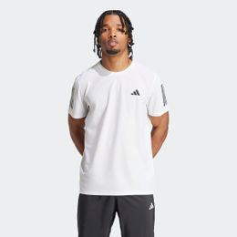 Laufshirt adidas Performance "OWN THE RUN", Herren, Gr. 3XL, wei&szlig;, Obermaterial: 86% Polyester, 14% Elasthan, clean, normal, Rundhals, Shirts Laufshirt