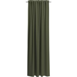 Neutex for you! Verdunkelungsvorhang NEUTEX FOR YOU "INSULA", olivgr&uuml;n, Gardinen, 230cm, Multifunktionsband, 140cm, Polyester, Uni-Dimout f&uuml;r starke Verdunklung, nach Ma&szlig;, B:140cm H:230cm