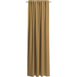 Neutex for you! Verdunkelungsvorhang NEUTEX FOR YOU "INSULA", gelb, Gardinen, 235cm, Multifunktionsband, 140cm, Polyester, Uni-Dimout f&uuml;r starke Verdunklung, nach Ma&szlig;, B:140cm H:235cm