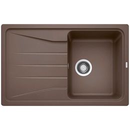 Granitsp&uuml;le Blanco "SONA 45 S", braun (cafe), B:78cm, Verbundwerkstoff, K&uuml;chensp&uuml;len