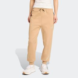 Sporthose adidas Sportswear "W Z.N.E. PT", Damen, Gr. L, N-Gr, beige (warm sandstone, normal, gr.), Obermaterial: 57% Polyester, 43% Baumwolle, Hosen Sporthose