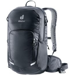 Fahrradrucksack Deuter "BIKE I 16 L", schwarz, Rucks&auml;cke, B/H/T: 23cm x 46cm x 19cm, Web, Polyamid, unifarben, f&uuml;r vielseitige sportliche Aktivit&auml;ten, mit abnehmbarem Helmnetz, B:23cm H:46cm T:19cm